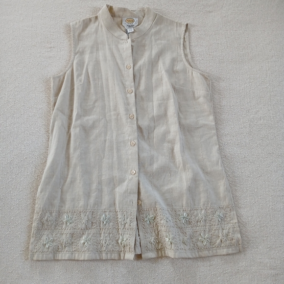 Talbots | Tops | Talbots Irish Linen Blend | Poshmark